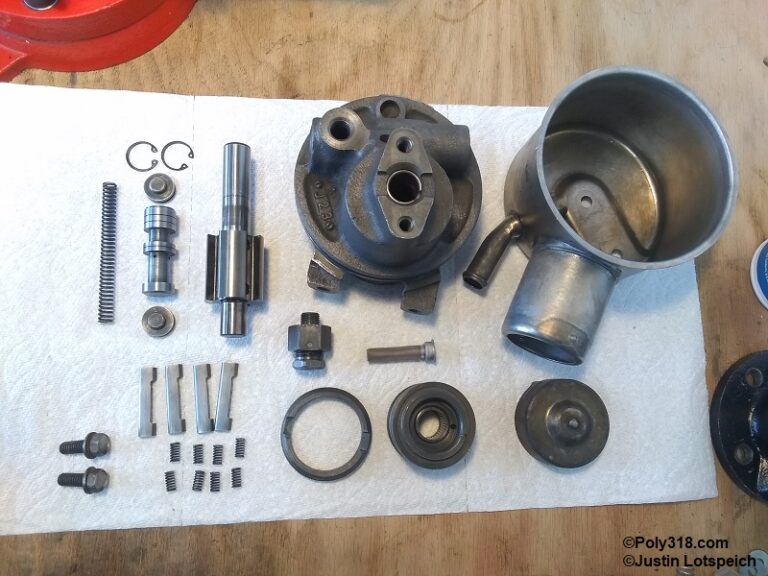 Chrysler Thompson Federal Steering Pump Rebuild - Poly318.com